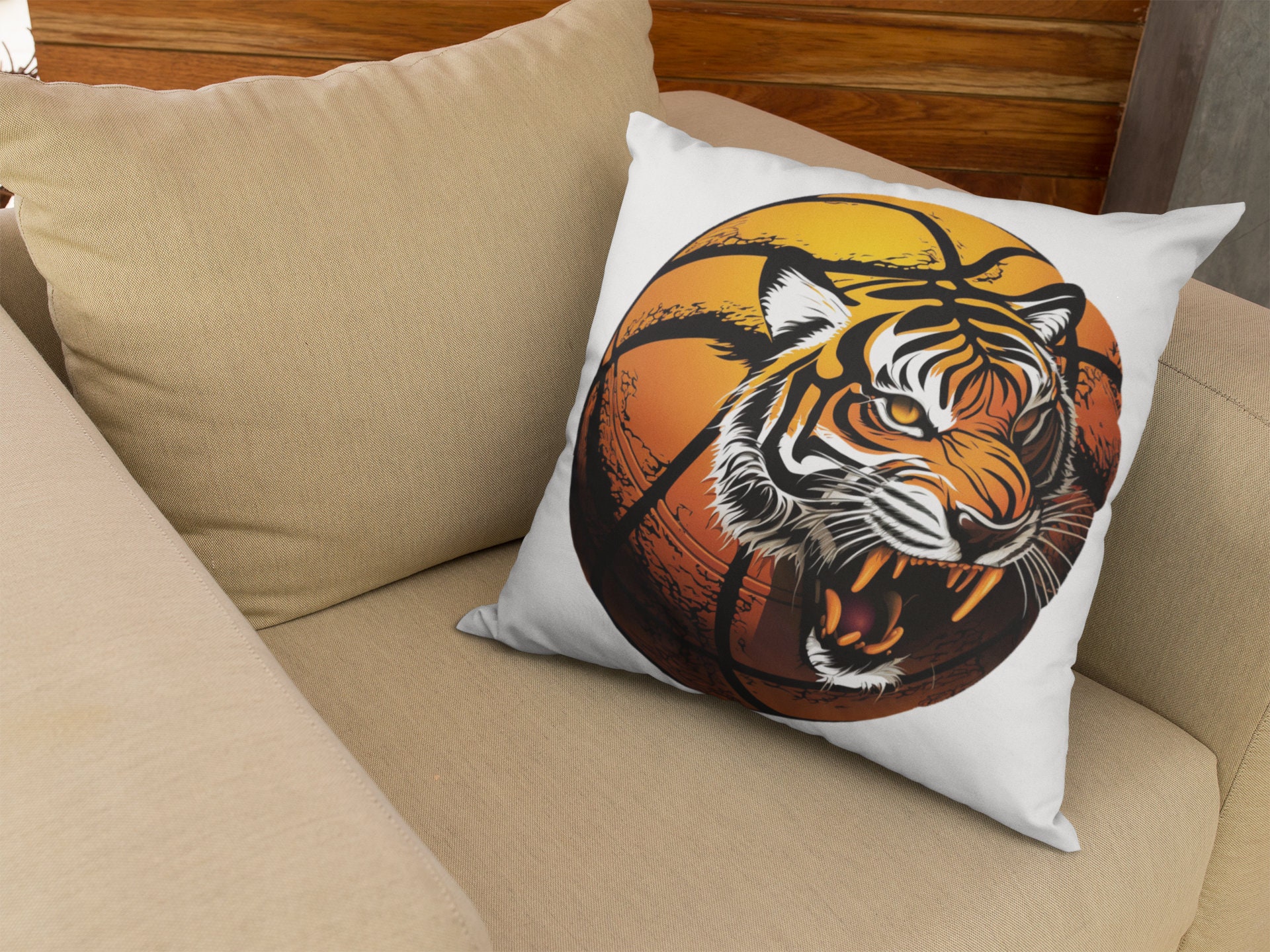 Tiger With Basketball Ball PNG Clipart, Transparent Kids/adults Animal ...