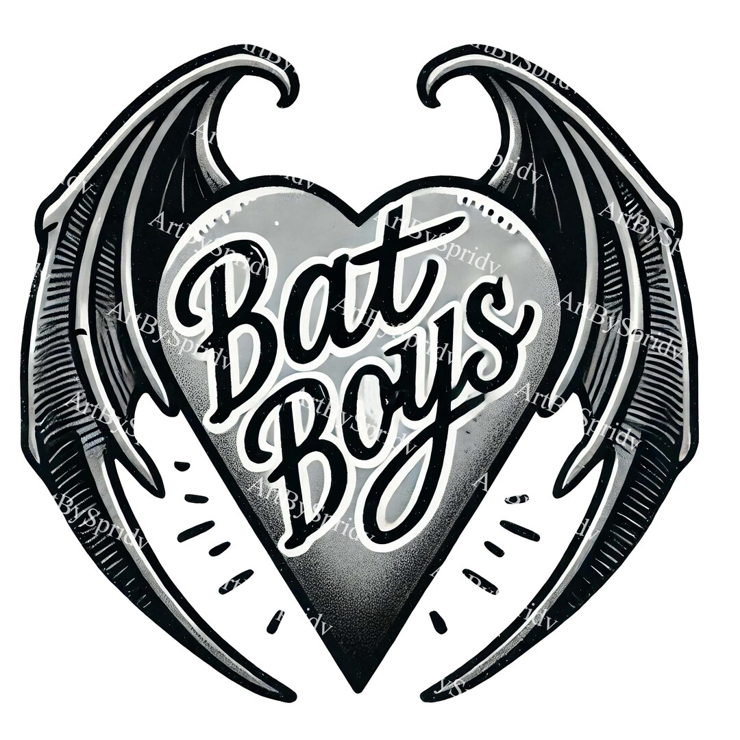 Gothic Heart With Bat Wings PNG Clipart, Bat Boys Halloween T-shirt ...