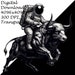 Astronaut Riding Bull Rider Art Print-space Rodeo Digital Clipart for ...