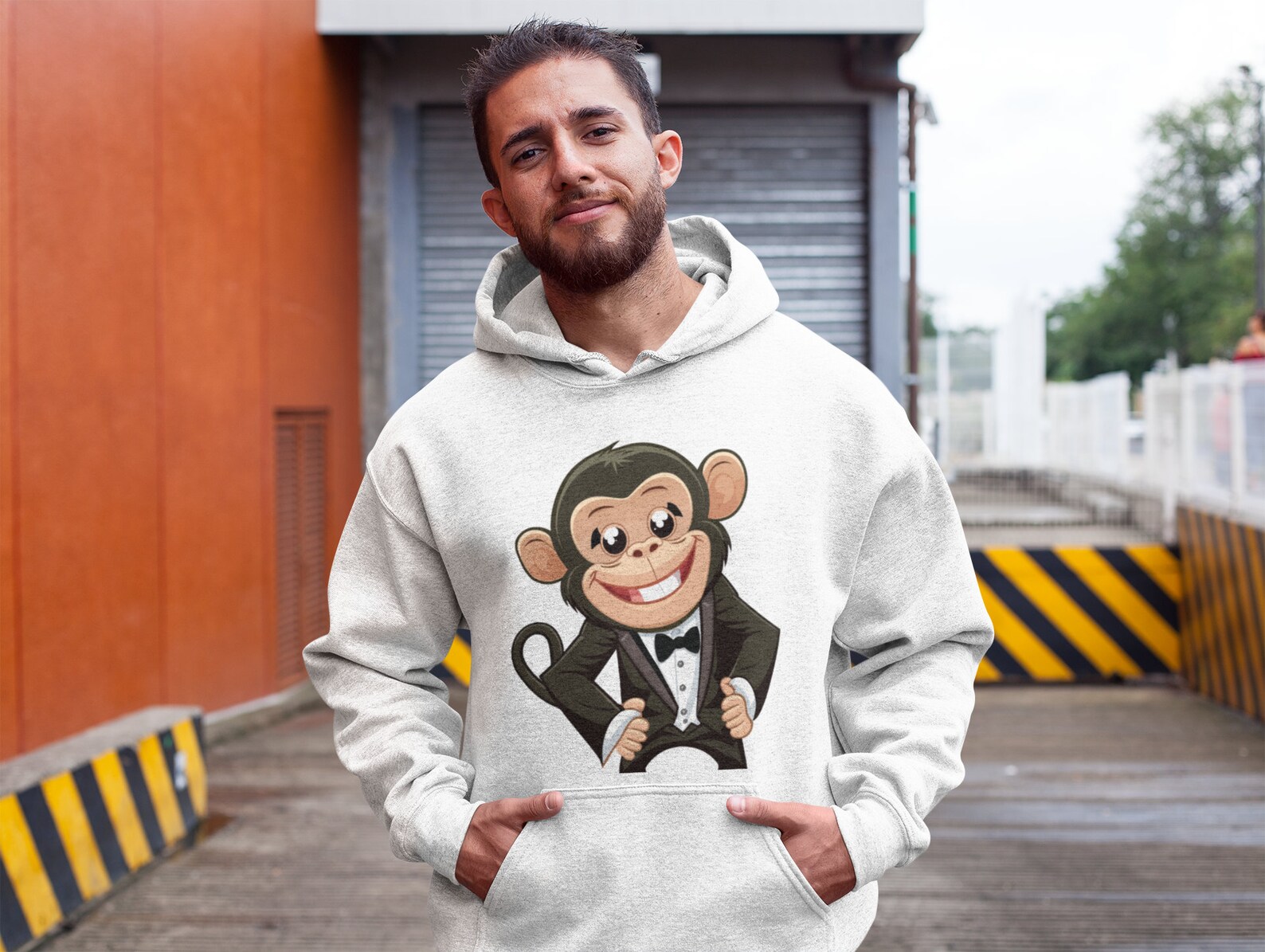 Cheerful Cartoon Monkey Clipart - Transparent PNG, Charming Chimp With ...