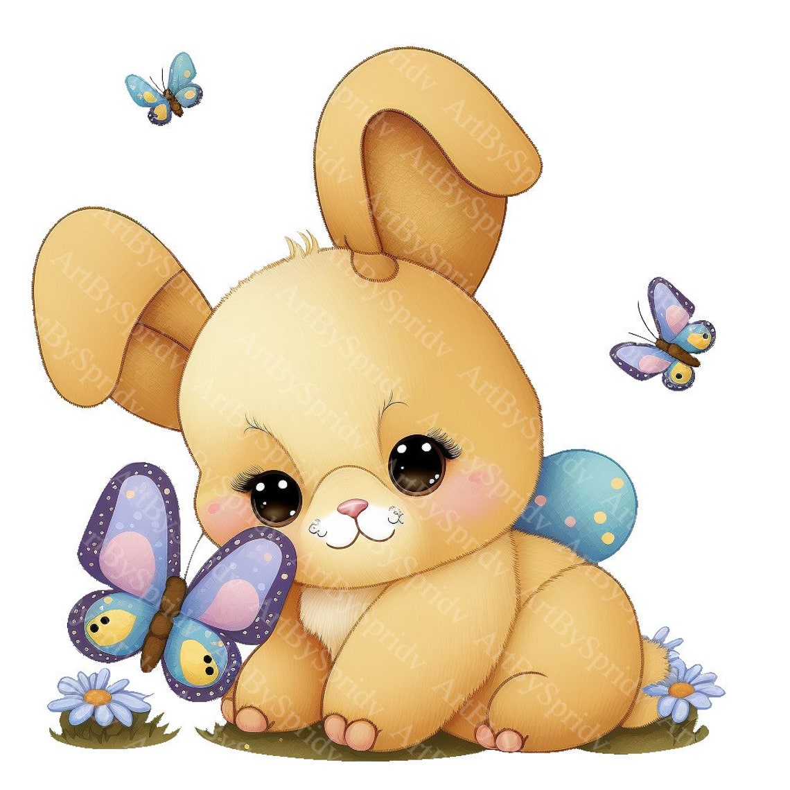 Bunny PNG Clipartrabbit Art Transparent Kids Cartoon - Etsy