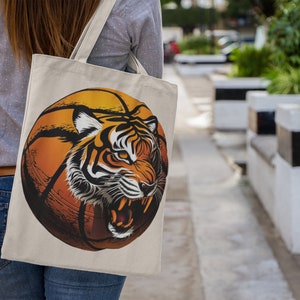 Tiger With Basketball Ball PNG Clipart, Transparent Kids/adults Animal ...