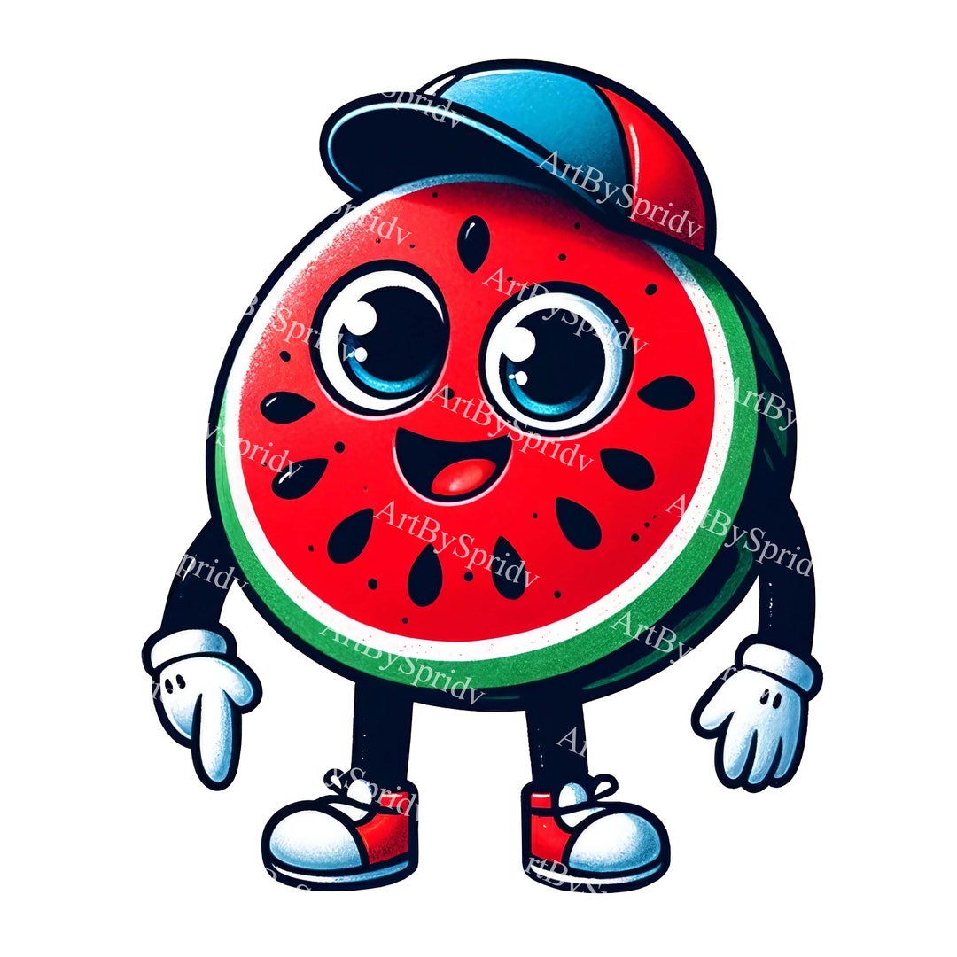 Watermelon Slice PNG Clipart,cute Fruit Summer Illustration for Party ...