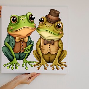 Cute Frog and Toad PNG Clipart, Transparent Animal Clip Art, Kids ...