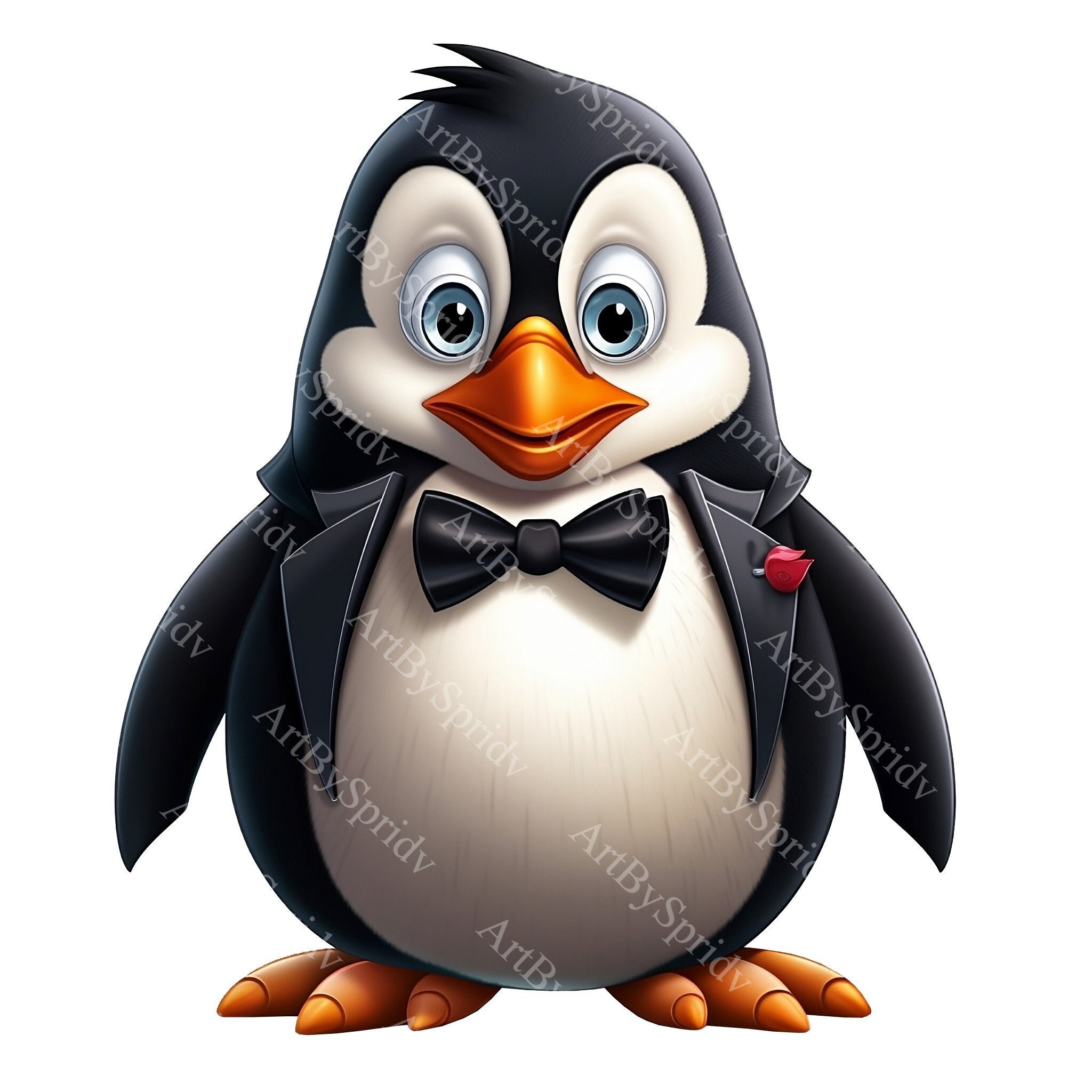 Penguin Tuxedo Clipart Images