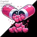 Valentine Heart Capsules PNG Clipart Romantic Digital Art for T-shirts ...