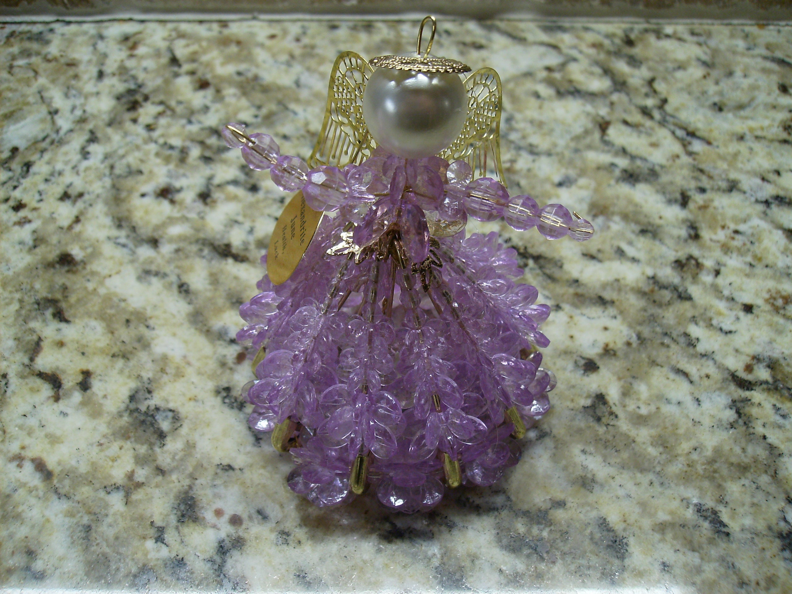 Angel Birthstone Ornament - Etsy