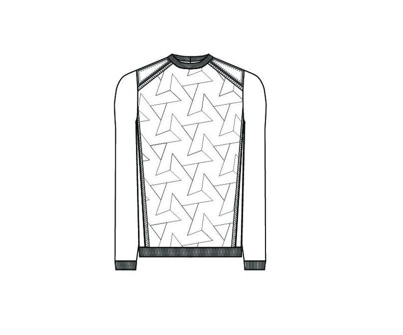 Sewing Pattern for Men PDF - WITT Sweatshirt - Sizes S M L XL - Men's ...