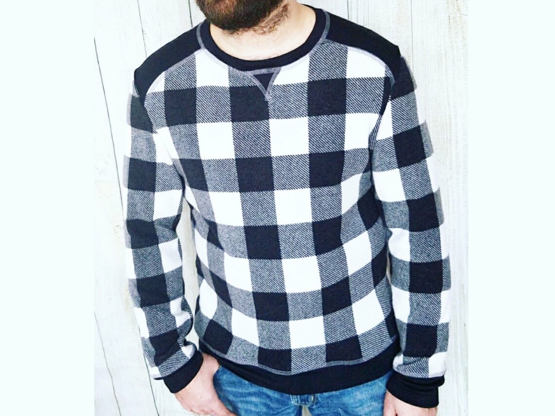 Sweatshirt Sewing Pattern for Men With Tutorial- Sizes S,m,l,xl,xxl,pdf ...