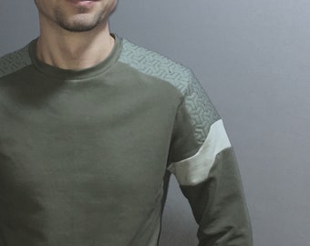 Sewing Pattern for Men PDF WITT Sweatshirt Sizes S M L XL - Etsy