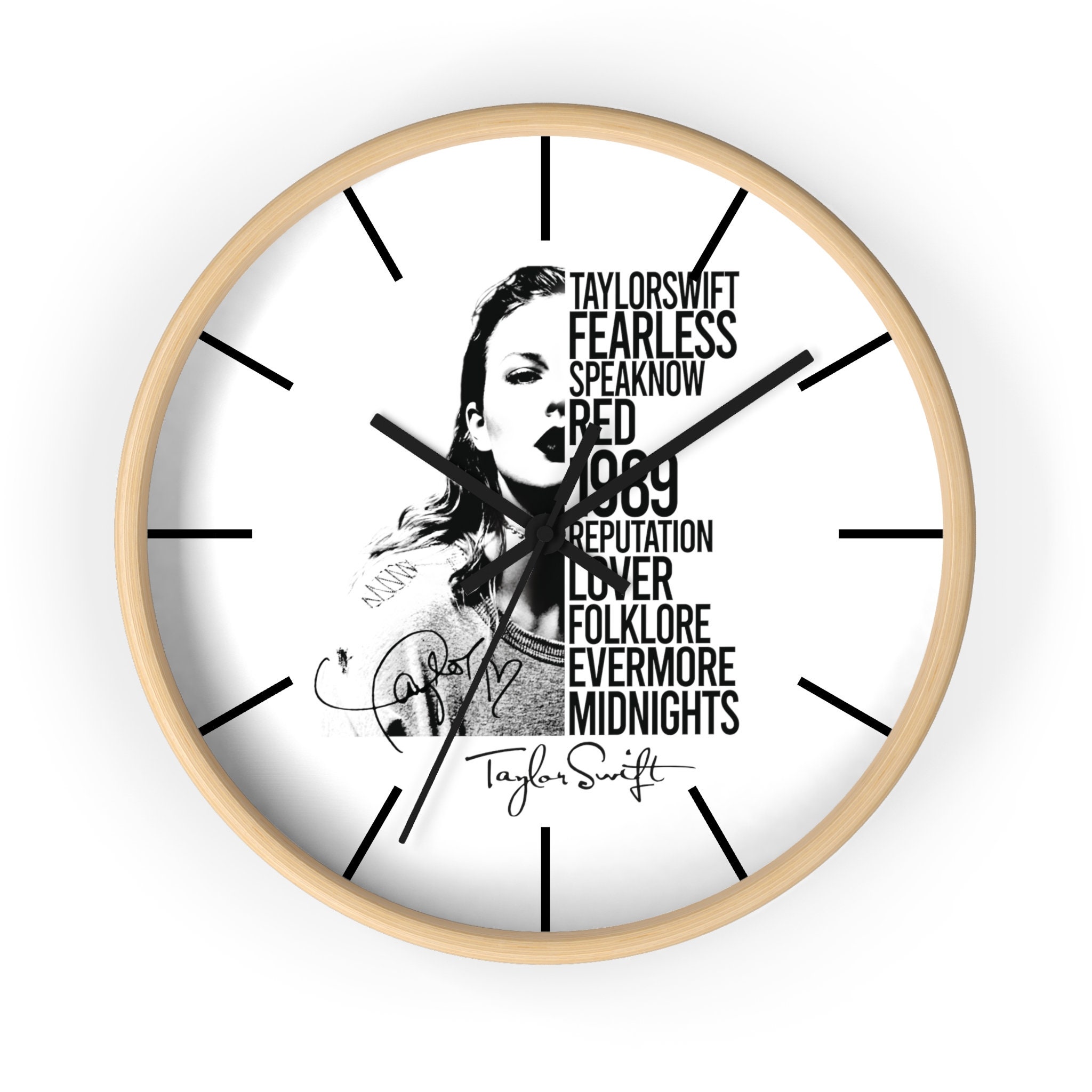 Taylor Swift Wall Wart, Taylor Swift Clock, Taylor Swift Wall Art for Teen or Preteen, Taylor ...
