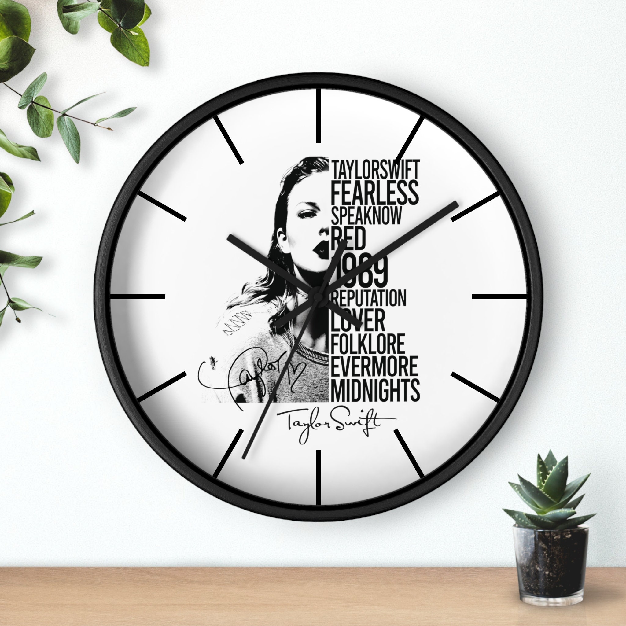 Taylor Swift Wall Wart, Taylor Swift Clock, Taylor Swift Wall Art for ...