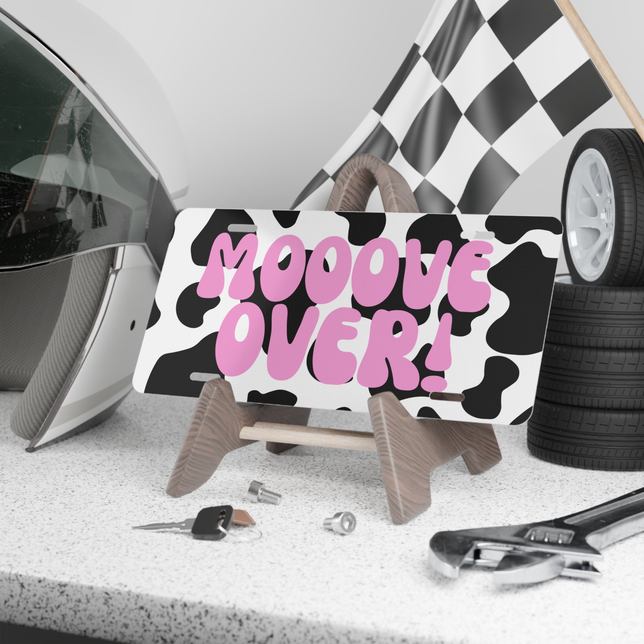 Funny Vanity Plate Vanity Plate for Her Cow Vanity Plate - Etsy