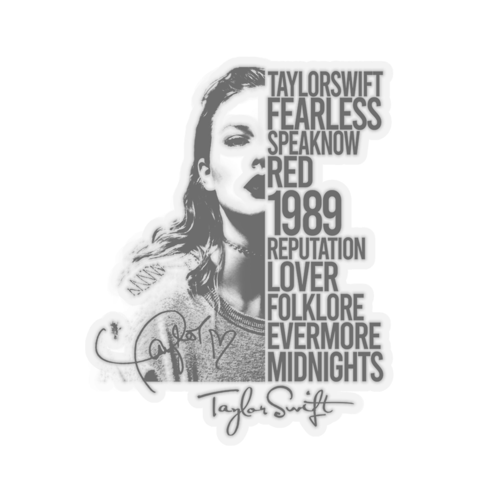 Taylor Swift Sticker, Taylor Swift Laptop Sticker, Taylor Swift Merch ...