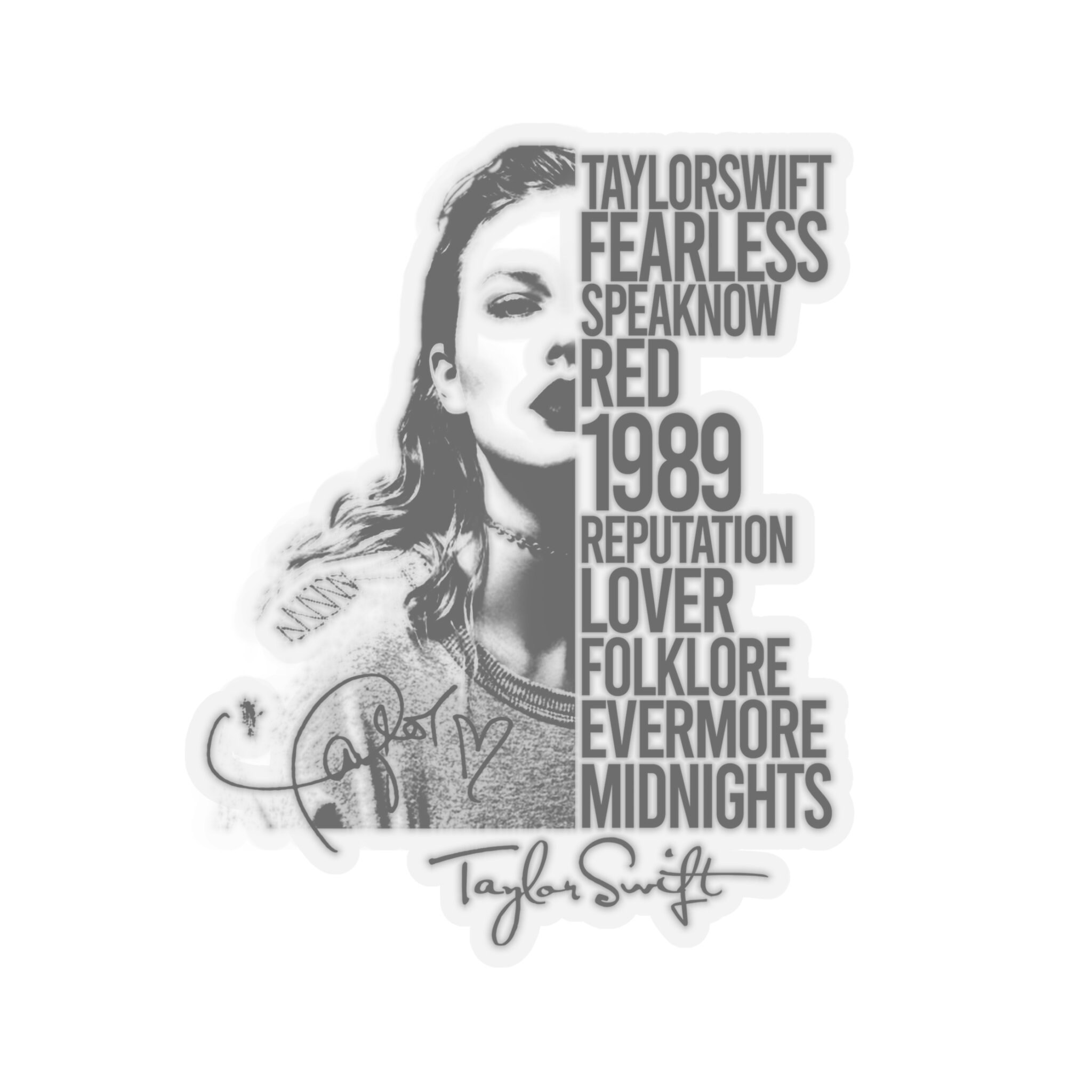 Taylor Swift Sticker, Taylor Swift Laptop Sticker, Taylor Swift Merch ...