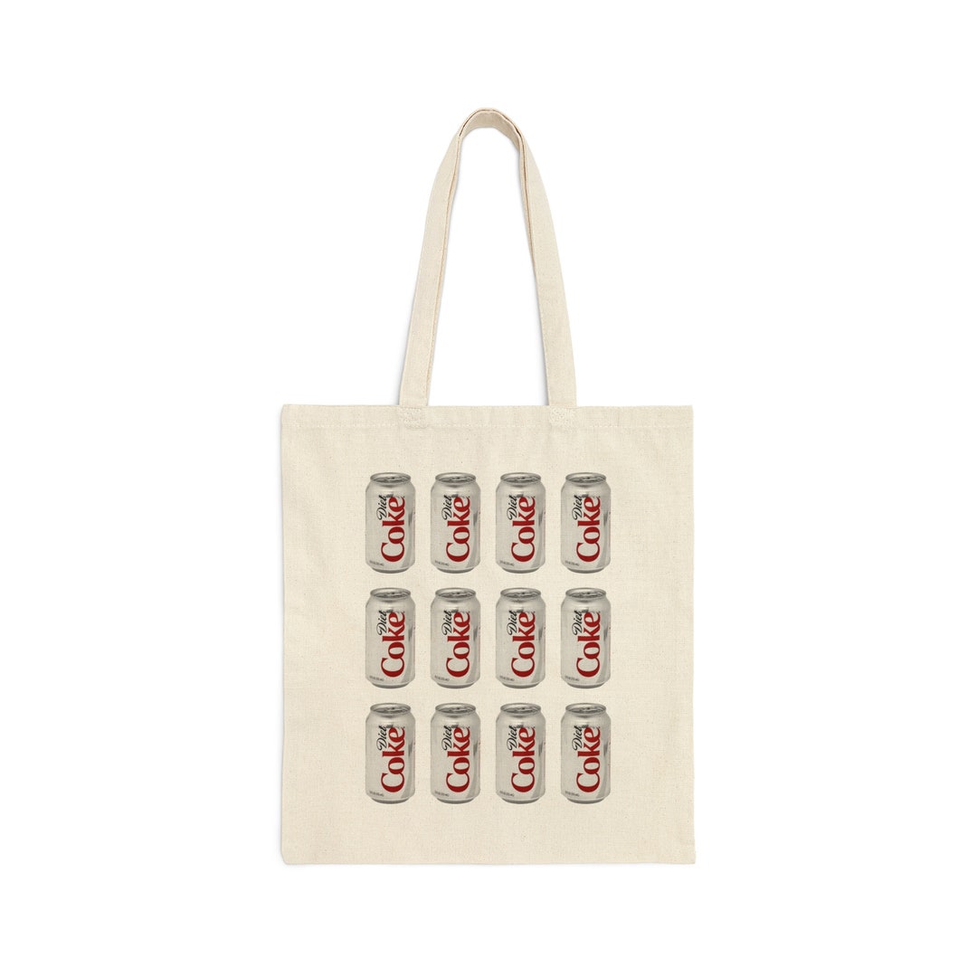 Diet Coke Tote Bag, Diet Coke Canva Tote, Diet Coke Lover Bag, Diet ...