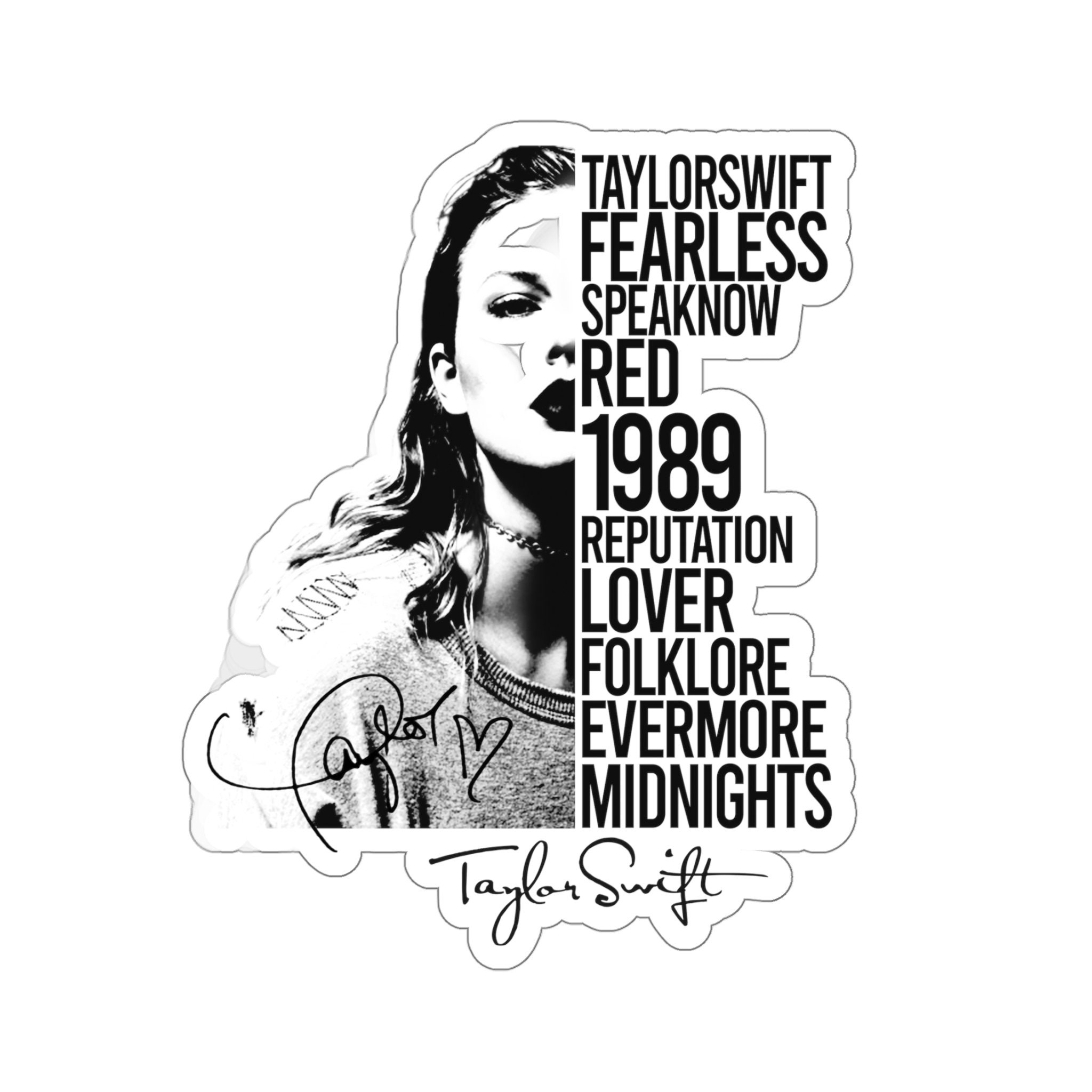 Taylor Swift Sticker, Taylor Swift Laptop Sticker, Taylor Swift Merch ...