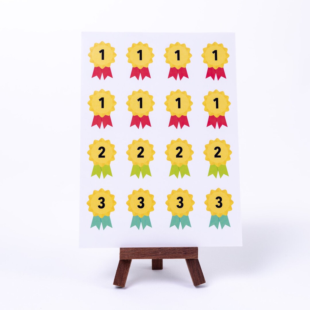 Colourful Badge Sticker Set, A5 10 Sheets - Etsy