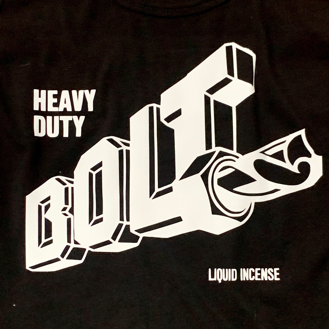 Handmade 1970s "bolt Liquid Incense" (poppers) Image on 100% Cotton ...