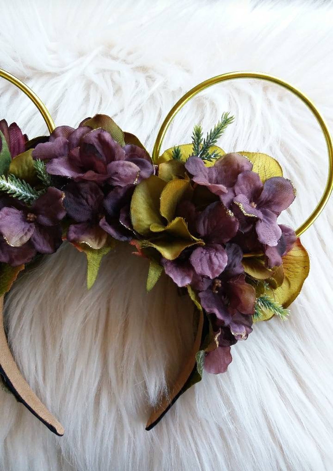 Alien Green Purple Sunflower Disney Ears Disney Inspired - Etsy