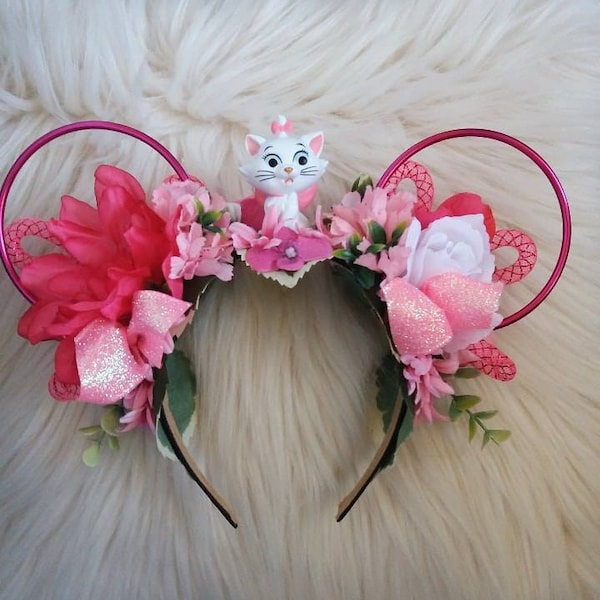 Floral Cat Ears - Etsy