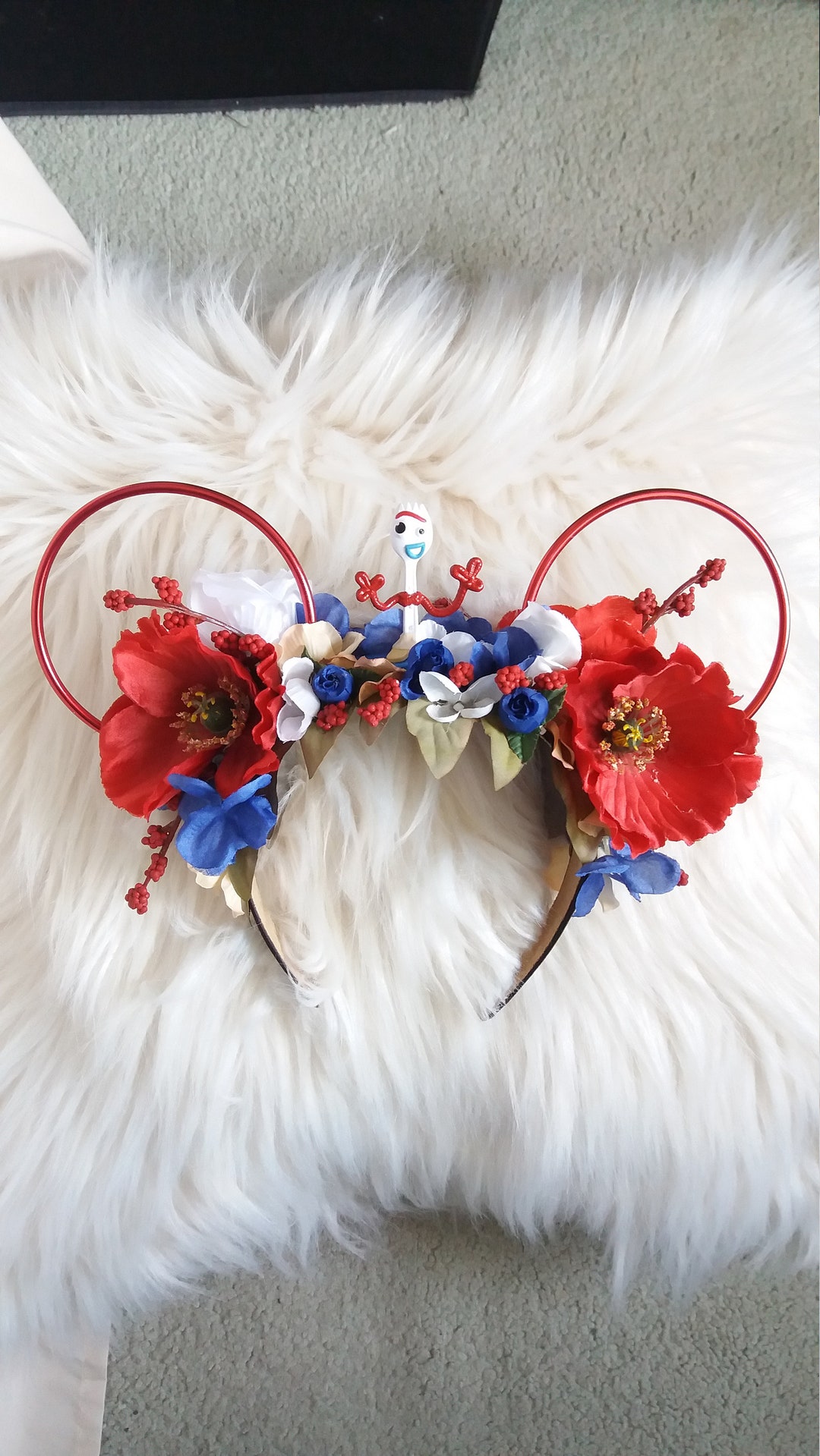 Fork Toy Trash Spork Story Disney Ears Inspired Floral Wire Ears Flower ...