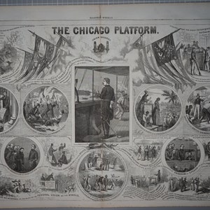 The Chicago Platform, October 15, 1864 - Etsy
