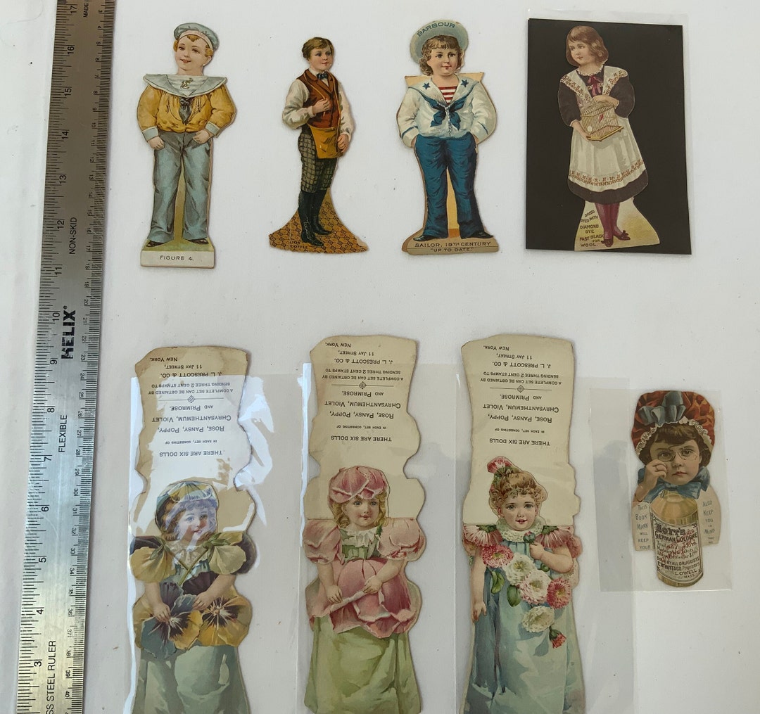 Antique Victorian Ephemera Paper “dolls” - Etsy