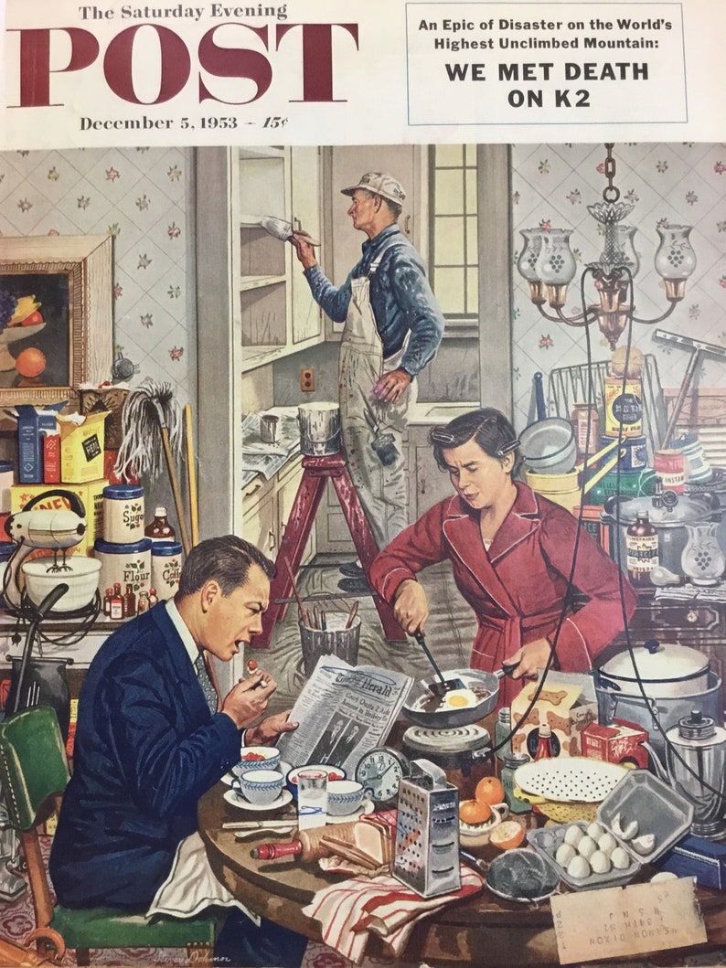 Original the Saturday Evening Post Cover home - Etsy
