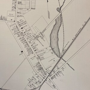 Original 1878 Farmingdale, New Jersey Map - Etsy