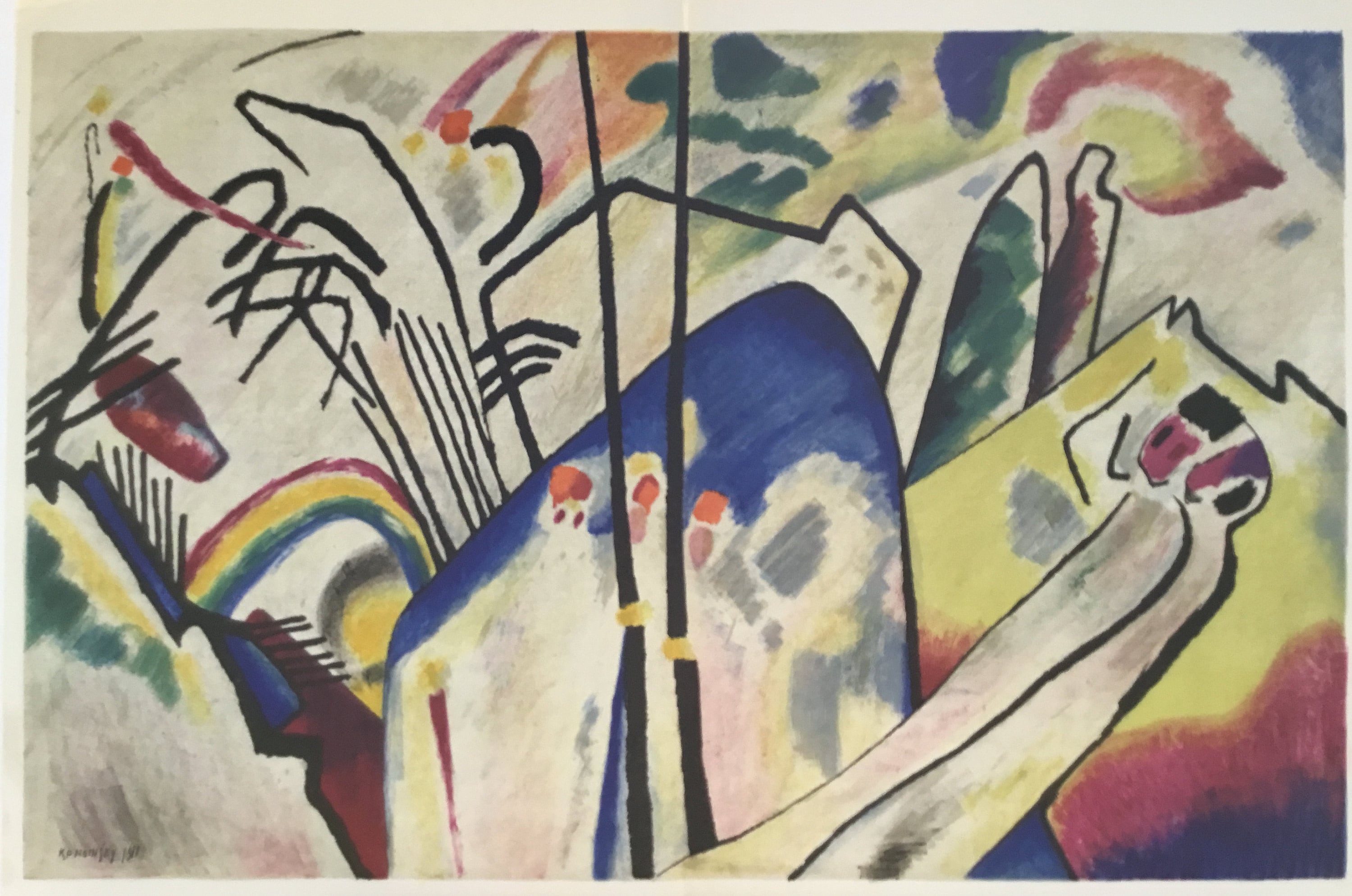 Wassily Kandinsky Composition IV (1911) Original Lithograph from ...