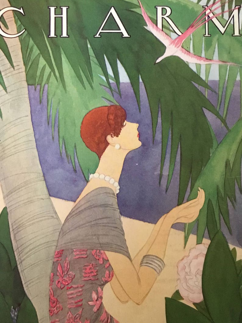 Charm Magazine Original Cover 8.25x11.75 In. January 1928 - Etsy