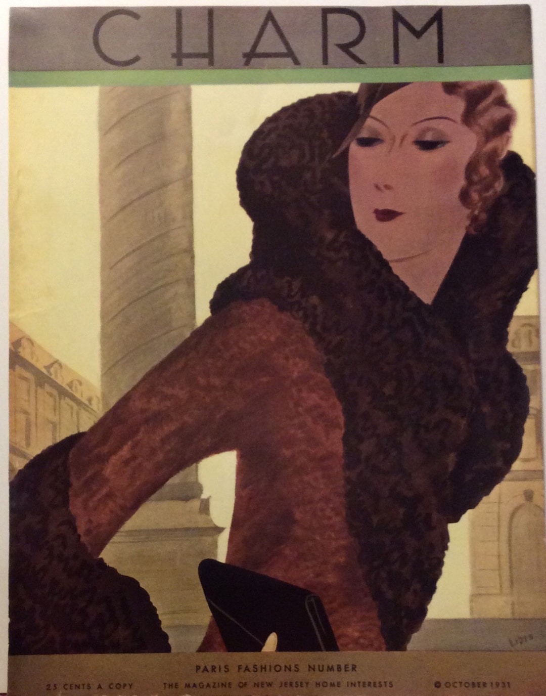 Charm Magazine Original Cover 8.25x12.75 In. October 1931 - Etsy