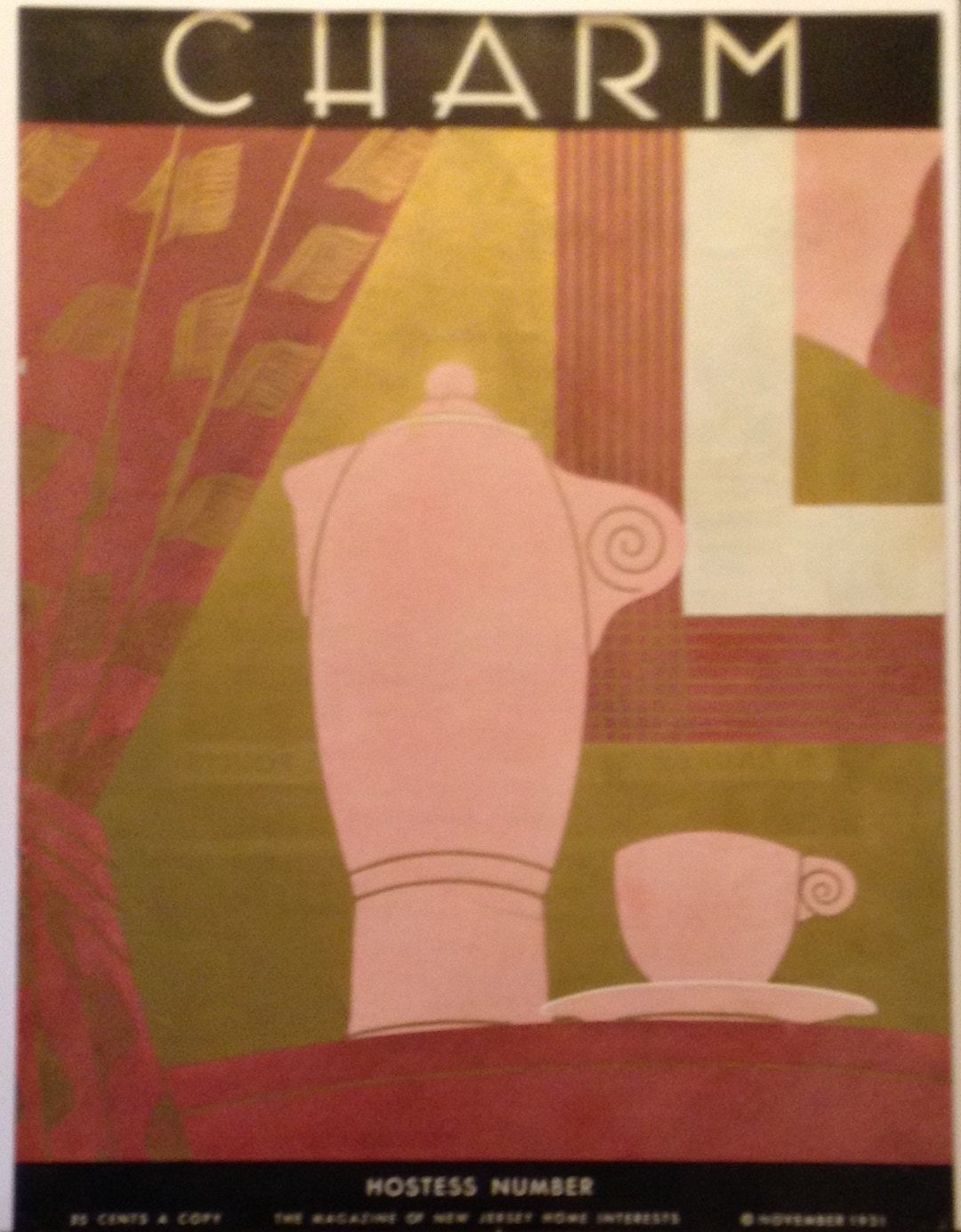 Charm Magazine Original Cover 9.25 X 12.75 In. November 1931 - Etsy