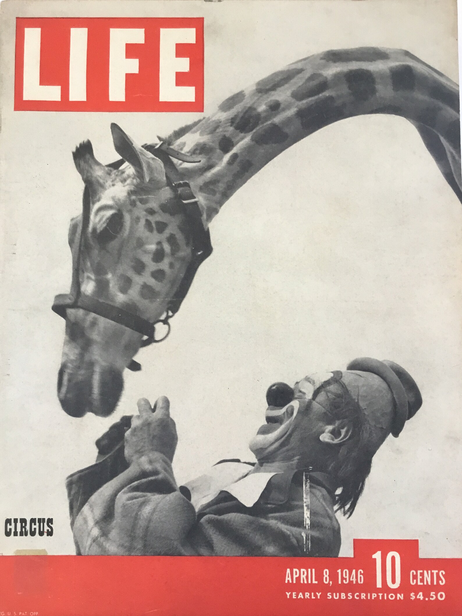 Original Life Magazine Cover and Article circus - Etsy