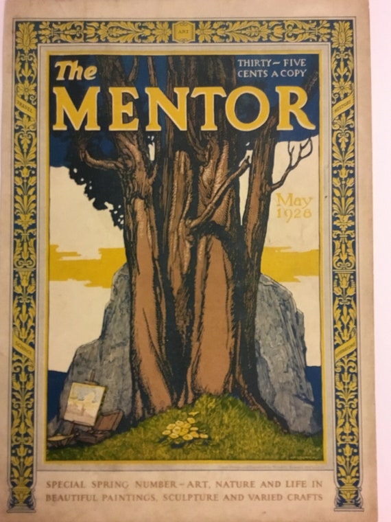The Mentor Magazine Original Cover art Nature & Life | Etsy