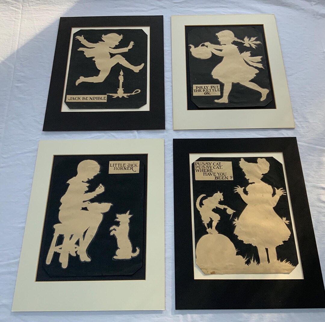 Set of 4 Unique Children’s Nursery Rhyme Images - Etsy