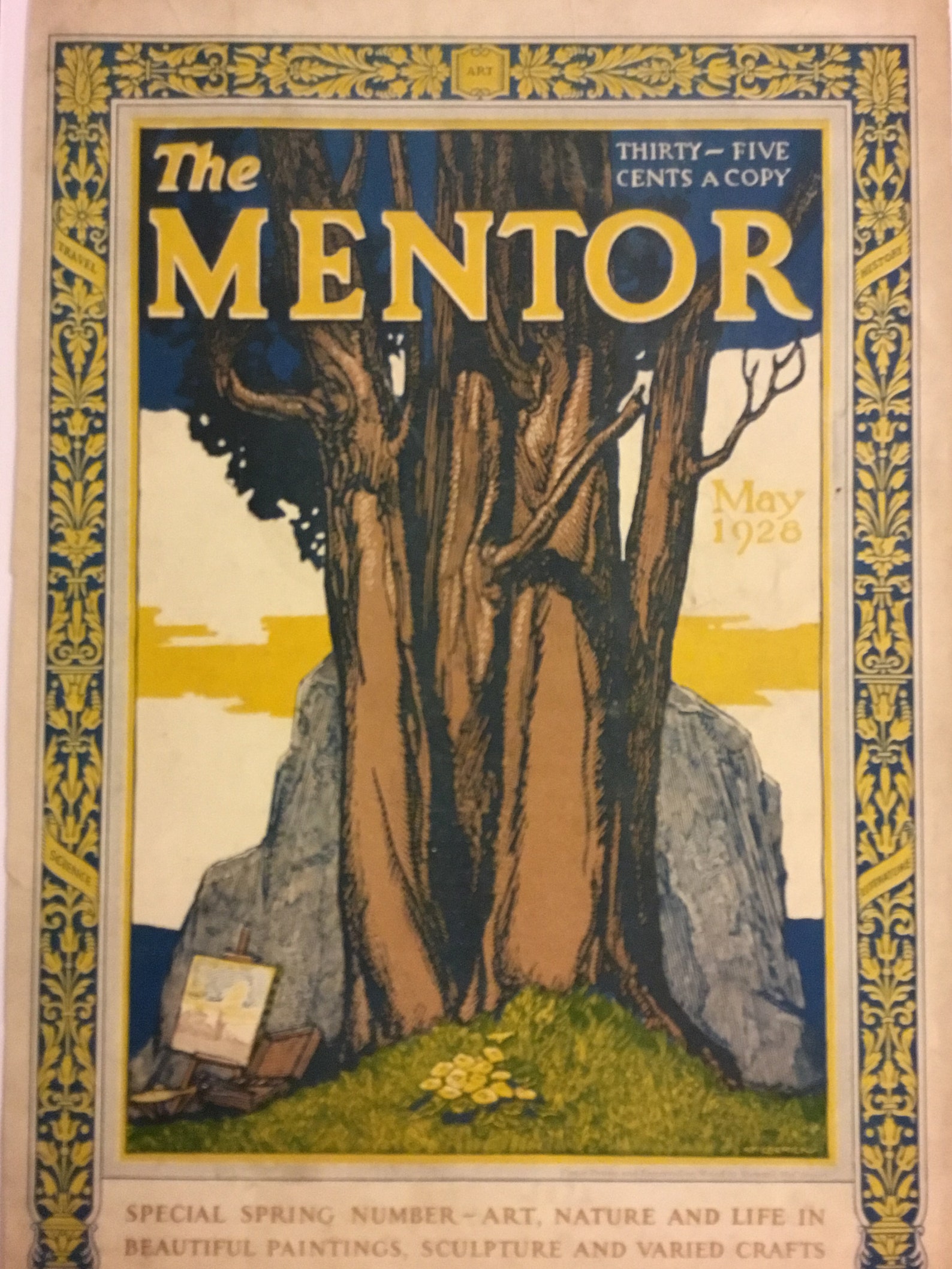 The Mentor Magazine Original Cover art Nature & Life | Etsy