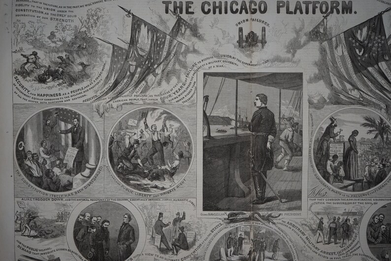 The Chicago Platform October 15 1864 - Etsy