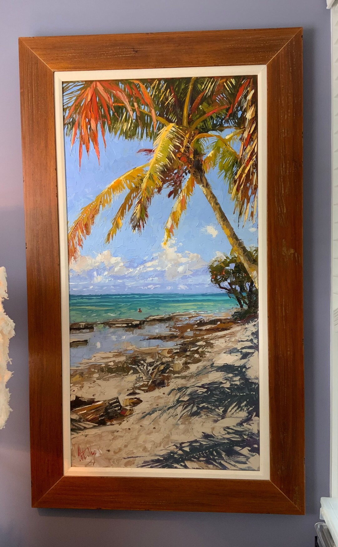 Wonderful Original Oil Painting, “ballast Key, Sunday”, by Florida ...