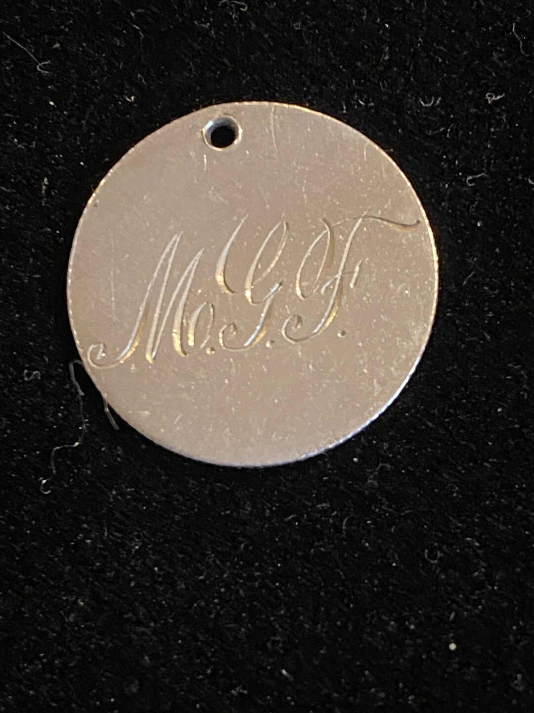 Love/friendship Token/charm From the 1800’s Featuring the Monogram “MGF ...
