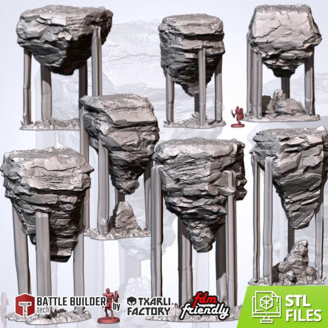 Floating Rocks - Txarli Factory - Etsy