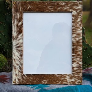 Cowhide Wooden Photo Frames - Etsy