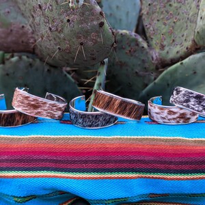 Cow Print Cuff Bracelet Western Jewelry - Etsy