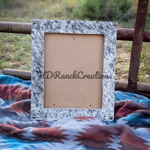 Cowhide Wooden Photo Frames - Etsy