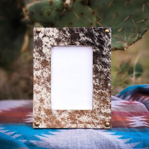 Cowhide Wooden Photo Frames - Etsy