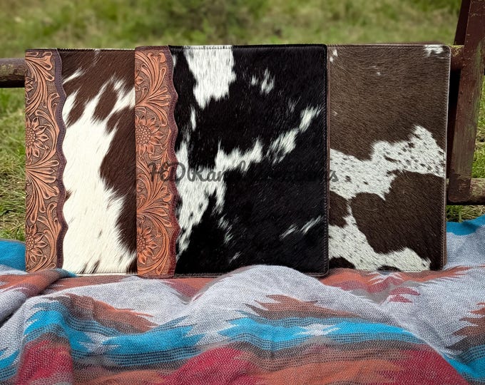 Cowhide Planner - Leather Portfolio - Etsy