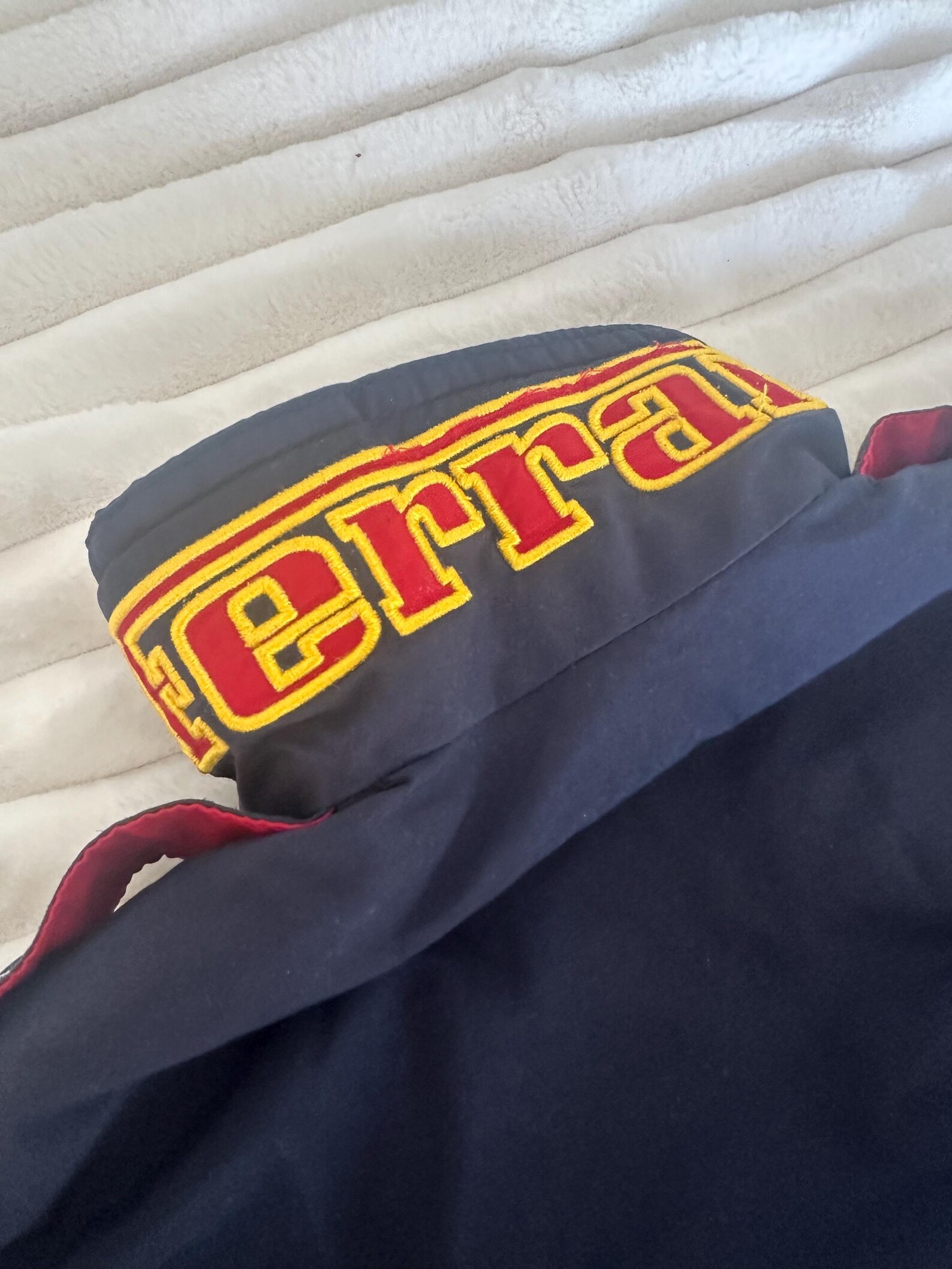 Vintage Kids Ferrari Jacket Size 92 Logo Spell Out Blue - Etsy