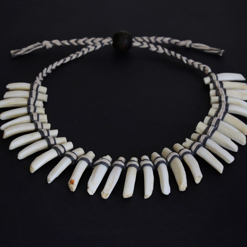 Tribal Bone Necklace - Etsy