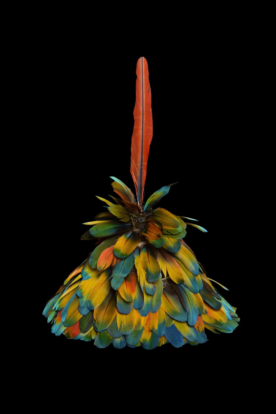 Kayapo Feather Headdress: Brazilian Ceremonial Roriro, Xingu River ...
